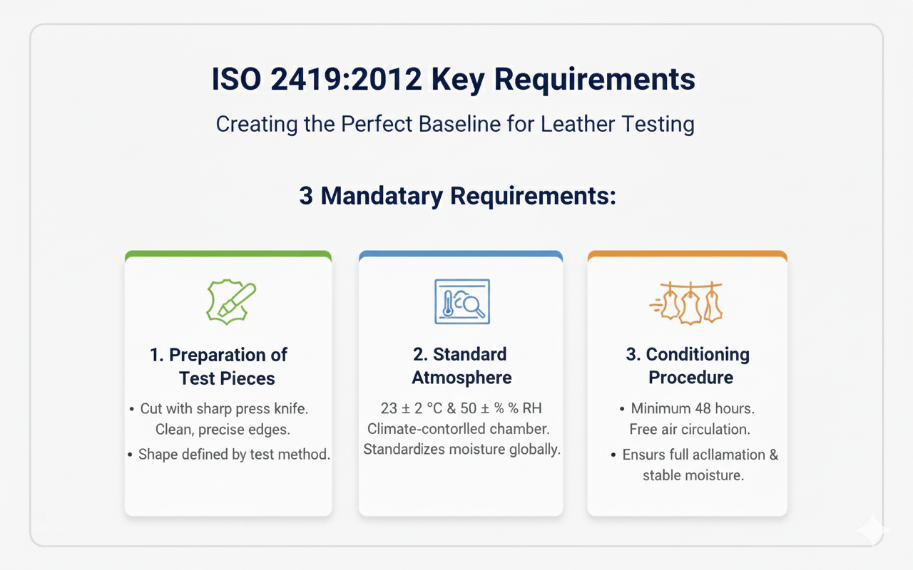 ISO 2419 Leather Sample Preparation | TNV Inspection Body